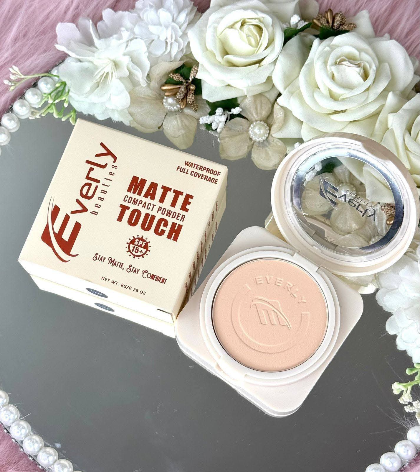 Everly Beauties Matte Touch Compact Powder – Mahira Mart